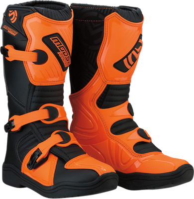 Moose Racing S18 Youth M1.3 Boots Black/Orange 4 3411-0440 | eBay