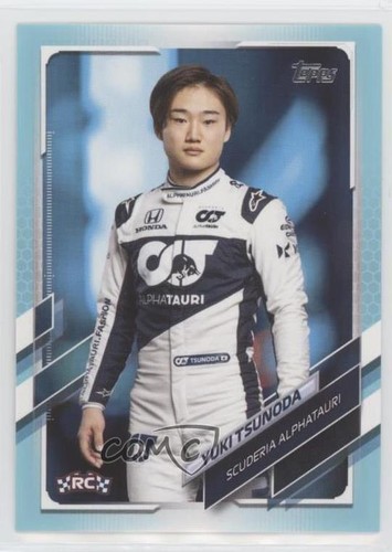 2021 Topps Formula 1 F1 Drivers Aqua /199 Yuki Tsunoda #14 Rookie RC | eBay
