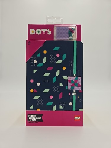 LEGO DOTS Notebook with Sliding Charm DIY Craft Kit for Kids - Creative ...