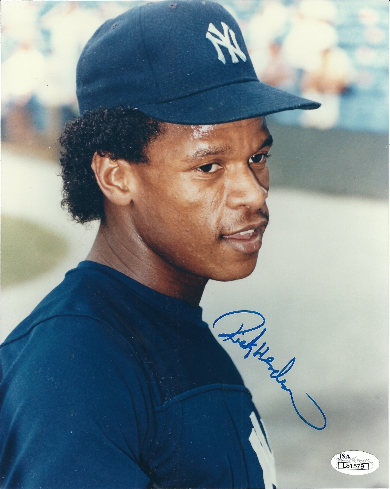 Autographed RICKEY HENDERSON New York Yankees 8x10 Photo - JSA ...