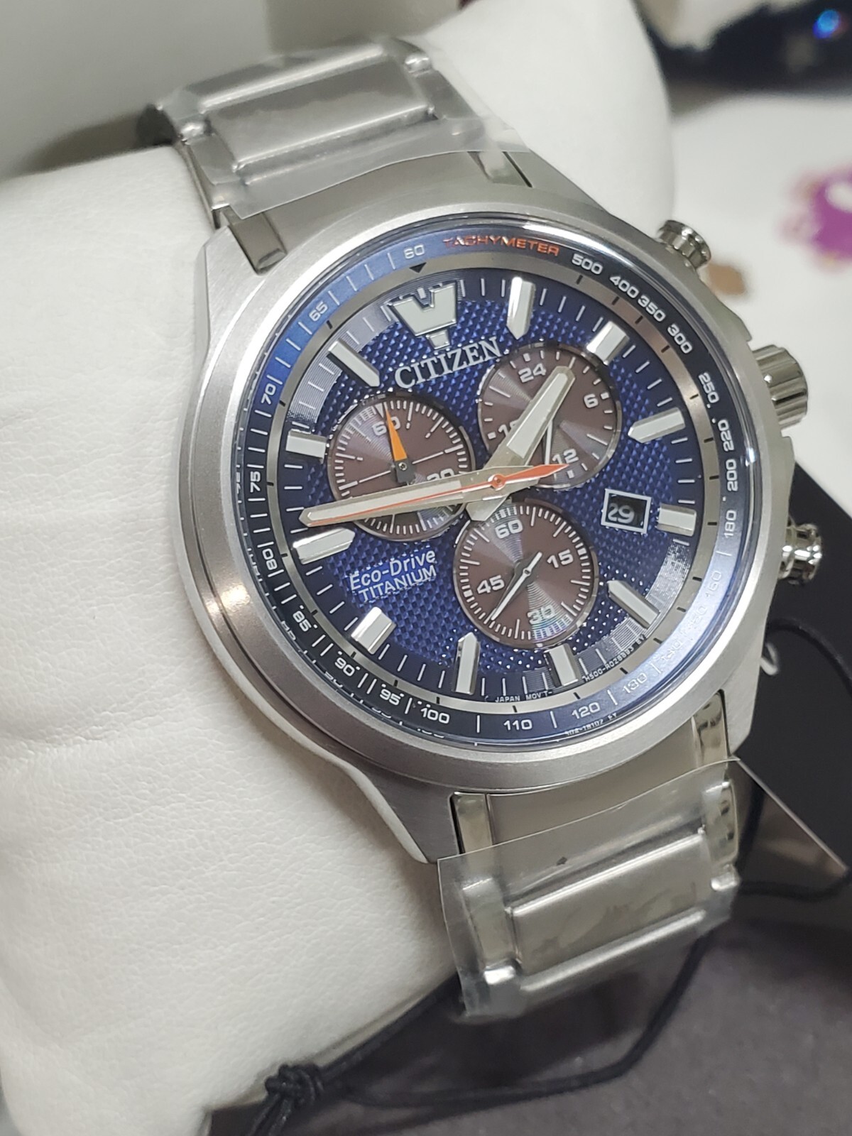 Citizen Eco-Drive Blue Men's Watch - AT247158L for sale online | eBay