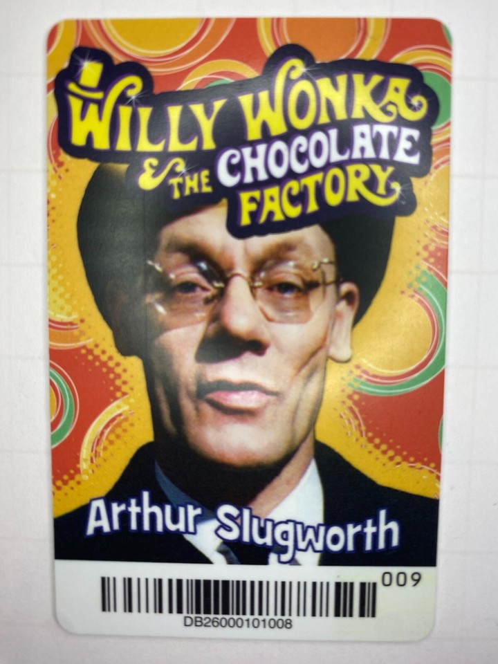 Dave & Buster's Willy Wonka Arcade Game Winners Circle Cards for Points | eBay