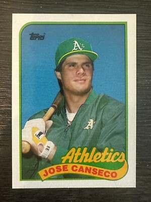 ACCEPTING OFFERS - 1989 Topps - #500 Jose Canseco RARE Misprint Cut Off ...