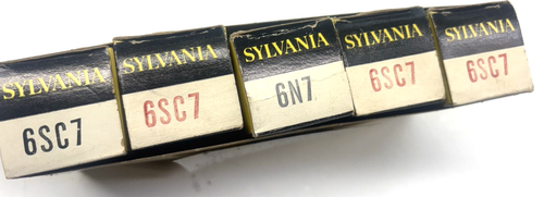 6SC7 Metal Vacuum Tubes Lot Of 4 SYLVANIA Tested Strong & 6N7 tube | eBay