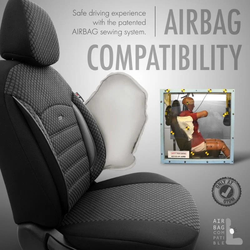 Car Seat Covers SPORT PLUS LINE Black For Daihatsu TERIOS 1997-2005 ...