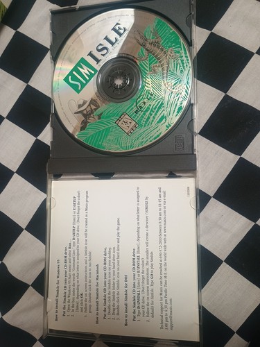 SimIsle: Missions in the Rainforest (PC, 1995) MSDOS CD Ver. Big Box ...