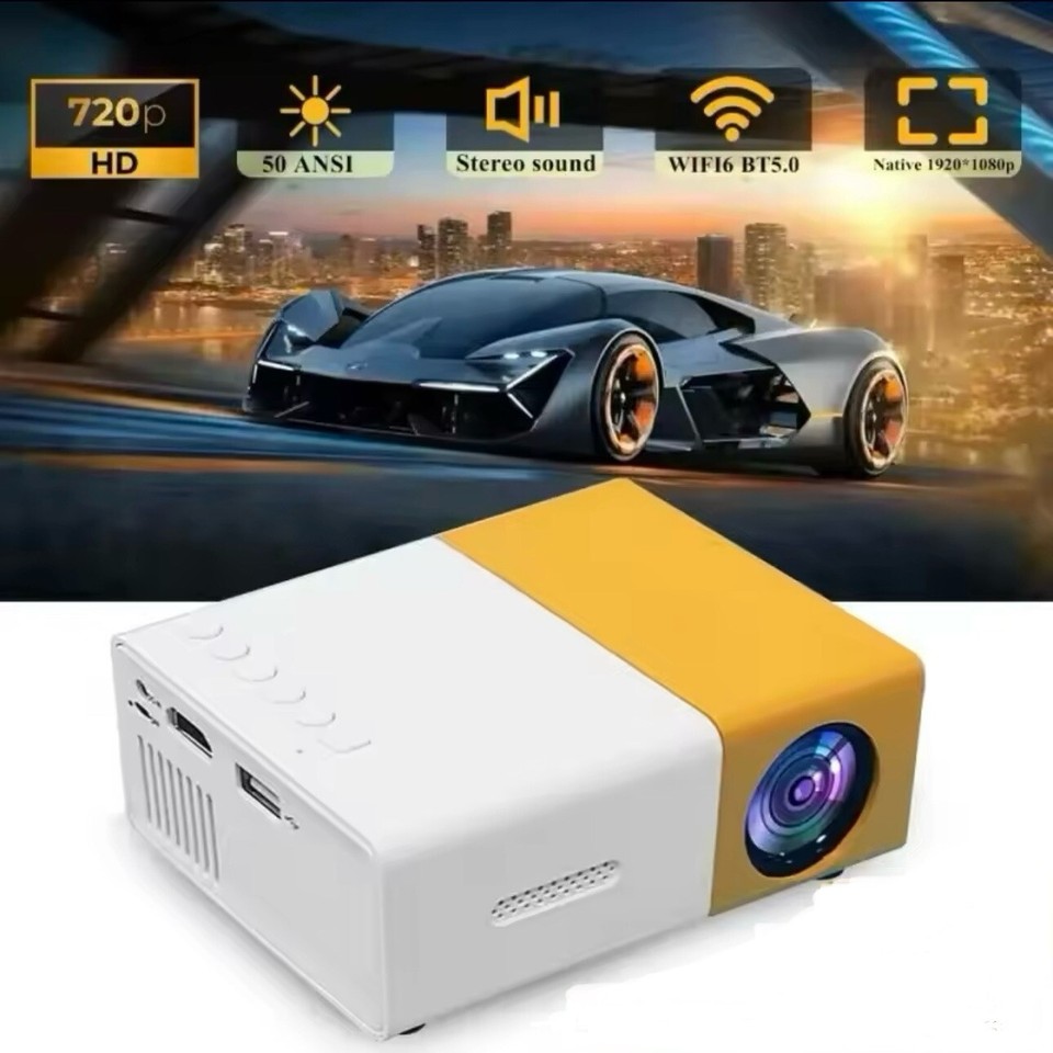 Mini Projector LED 1080P Home Cinema Portable Pocket Projector Party ...