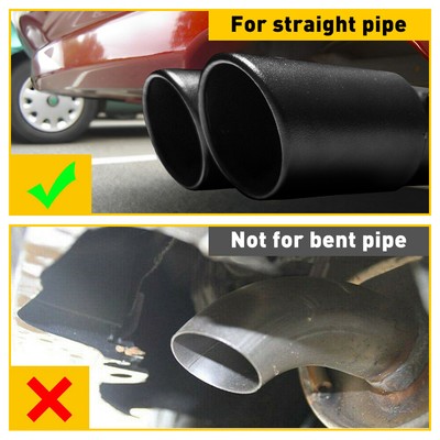 Car Rear Dual Exhaust Pipe Tail Muffler Tip Auto Accessories Replace ...