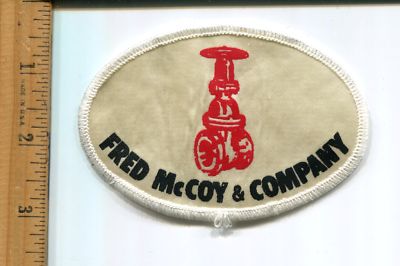 VINTAG ADVERTISING FRED MCCOY & COMPANY HAT / JACKET PATCH | eBay