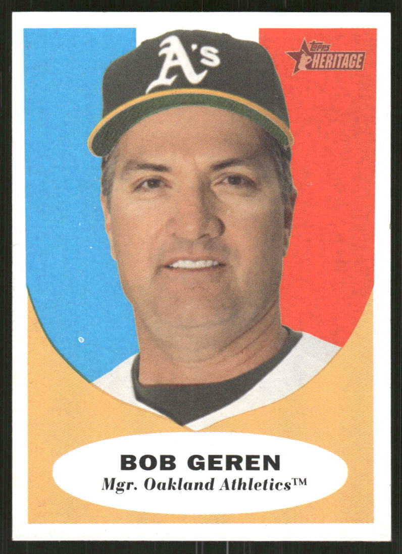 2010 Topps Heritage #224 Bob Geren | eBay