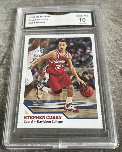 2008 Sports Illustrated for Kids #304 Stephen Curry Rookie Card GMA 10 ...