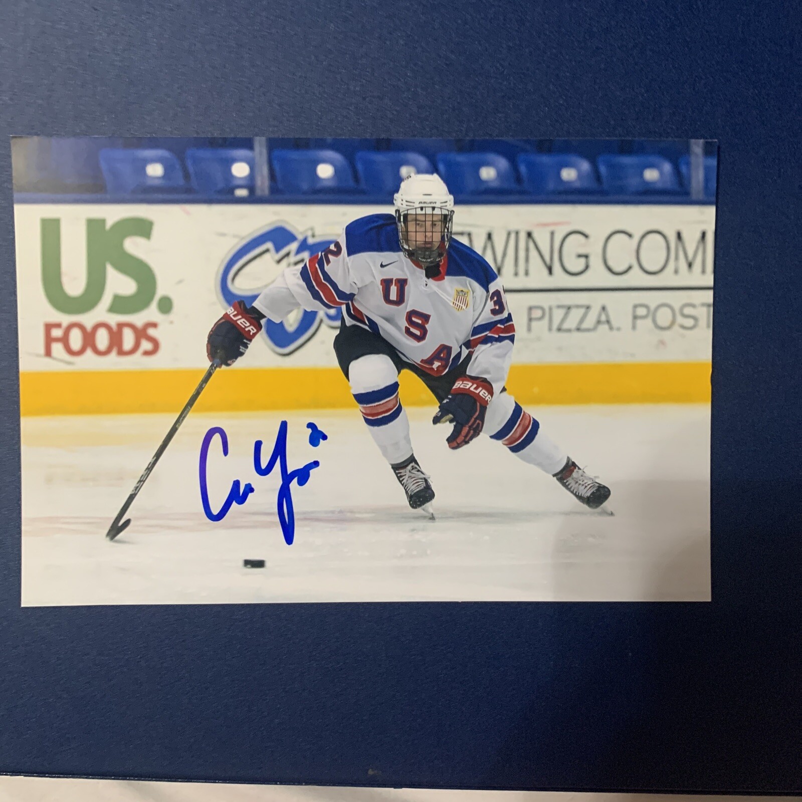 Cam York Autograph SIGNED TEAM USA NHL 4x6 PHILADELPHIA FLYERS | eBay