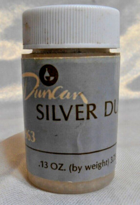 Duncan Silver Dust .13 oz AS963 NEW OLD STOCK Open Jar FULL | eBay