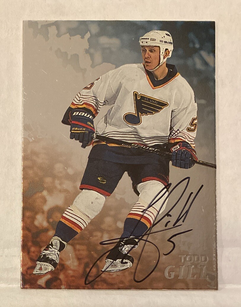 1998-99 In the Game Be A Player Silver Autographs #127 Todd Gill AUTO ...