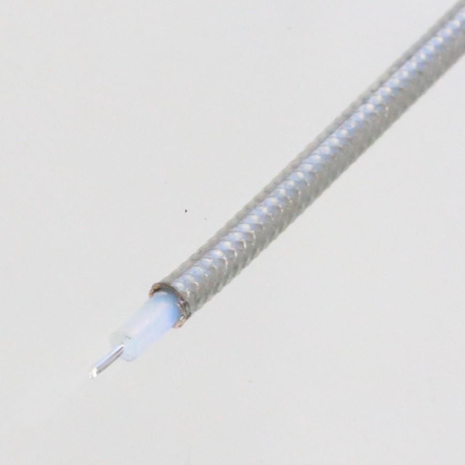 MCX male RA to SMA Female 2- flange RG405 .086" Flexible Semi-Rigid ...