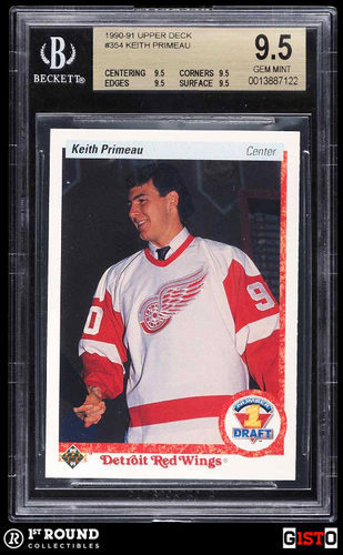 POP 1: Keith Primeau RC BGS 9.5: 1990-91 Upper Deck '91-92 Hologram ...