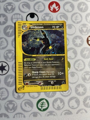 Pokemon TCG Card Umbreon H30/H32 Skyridge Holo HP/DMG (See Pics For ...