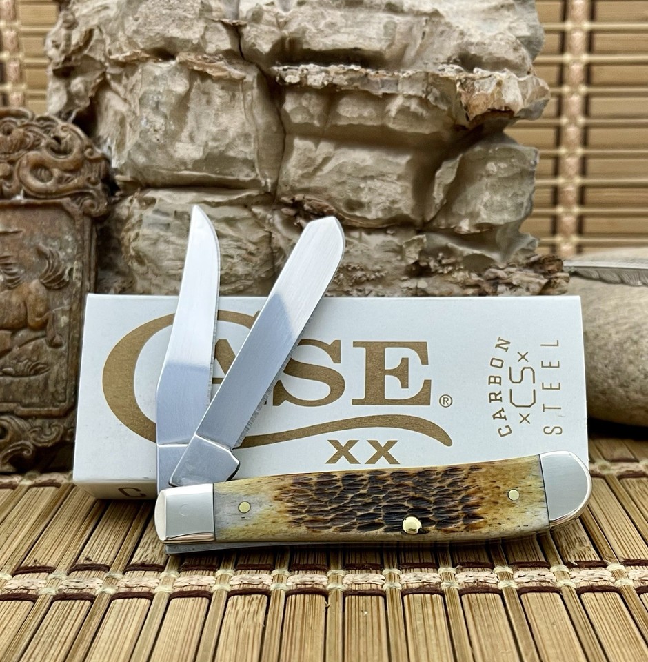 Case XX USA Burnt Amber Bone Dogbone Shield 51391 Tested XX Mini ...