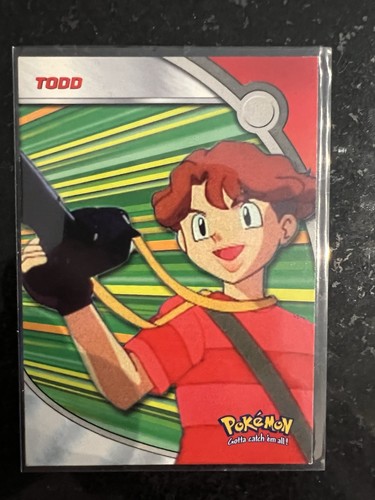 Todd HV3- Topps Pokemon TV Animation Heroes & Villains 2000 Blue Logo ...