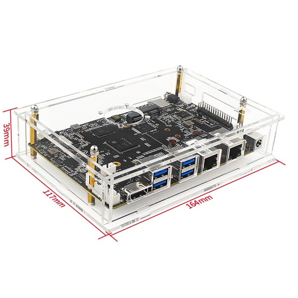Pour Banana Pi -F3 Boîtier en Acrylique Coque Transparente Boîte de ...