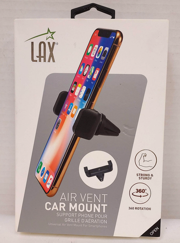 LAX Air Vent Car Mount Phone Holder (ALUVEN-BLK) | eBay