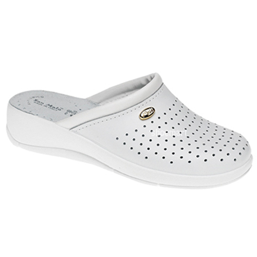 Womens Nurse Mules Hospital Kitchen Sandals Clogs Closed Toe Wedge ...