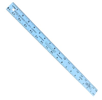 Mayes Hard Aluminum Ruler, 18 x 1-1/4 Inches | eBay
