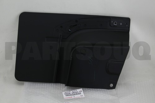 7662626050C0 Genuine Toyota MUDGUARD, QUARTER PANEL, REAR LH 76626 ...