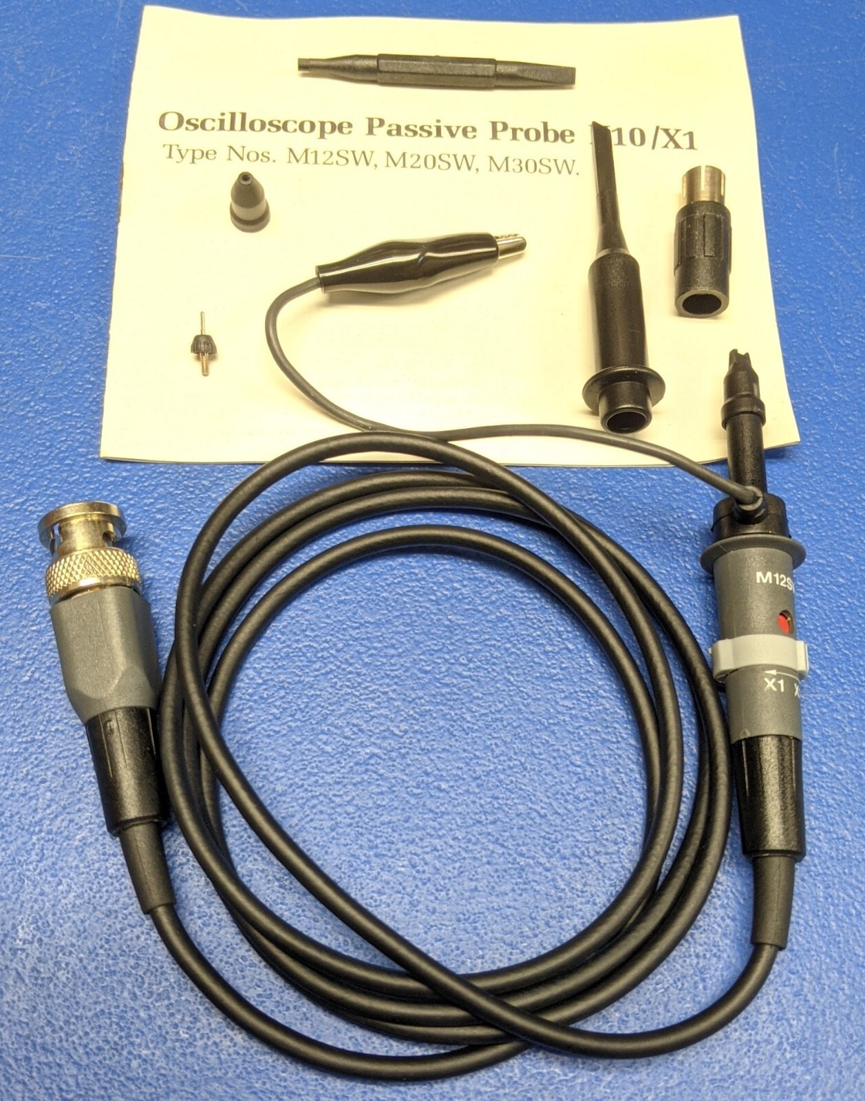 Mueller M12SW Modular Switch Selectable X1/X10 Oscilloscope Probe W ...