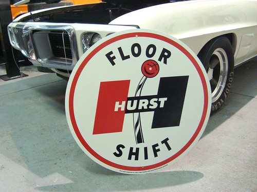 Hurst 60's Floor Shift Vintage Metal Sign 28" Gasser Shifter Hot Rod ...
