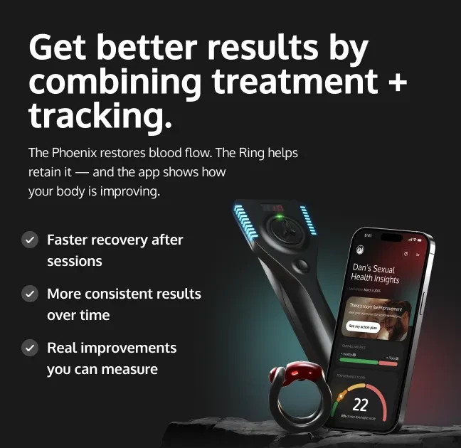 The Phoenix Shockwave Therapy Device for ED + Smart Ring & App | New | eBay