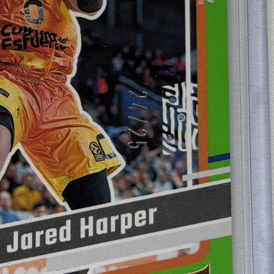 2023-34 Donruss Euroleague Jared Harper /25 Green Flood #139 Valencia ...