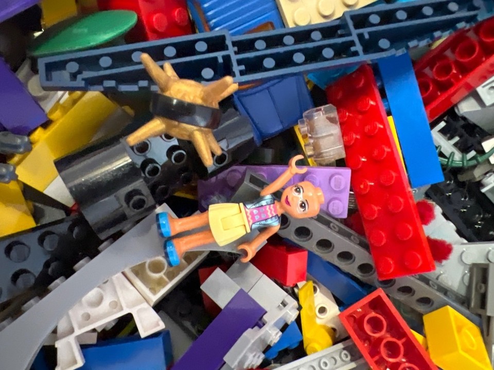 LEGO Large Lego Brick Storage Bin w/ Legos & a few Misc Toys | eBay