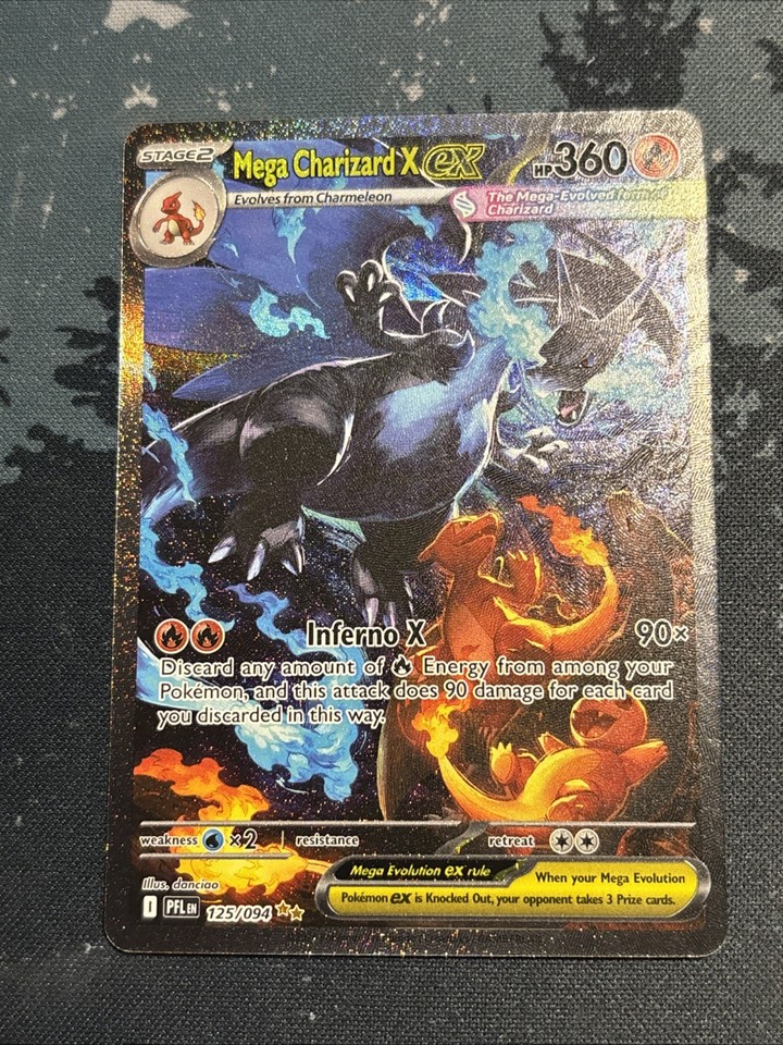 Mega Charizard X ex 125/094 Me02: Phantasmal Flames Holo | eBay