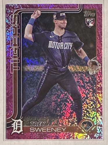 Lot (11) 2025 Topps Series 1 #67 Trey Sweeney - Rookie Cards & Pink ...