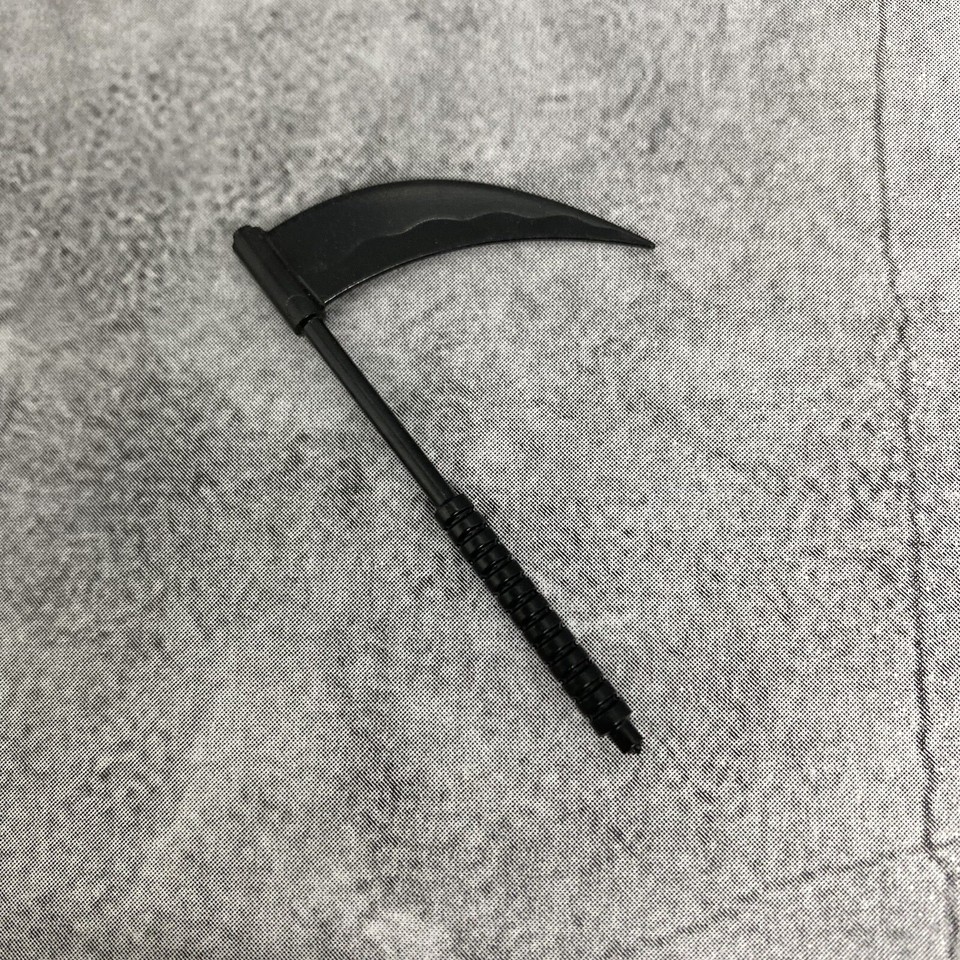 4pack Black Reaper Scythe Blocks Weapons Accessories for Minifigures ...