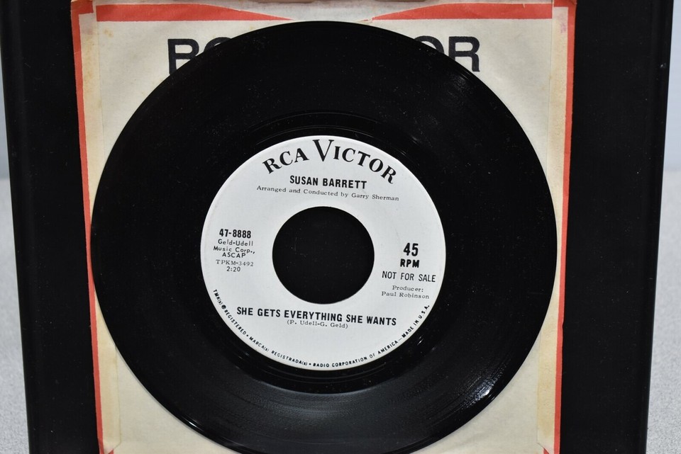 Susan Barrett "A Grain of Sand / She Gets Everything She Wants" 7" 1966 ...