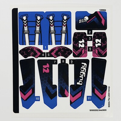 LEGO STICKER SHEET 42164 Off-Road Race Buggy Technic Stickers Decals | eBay