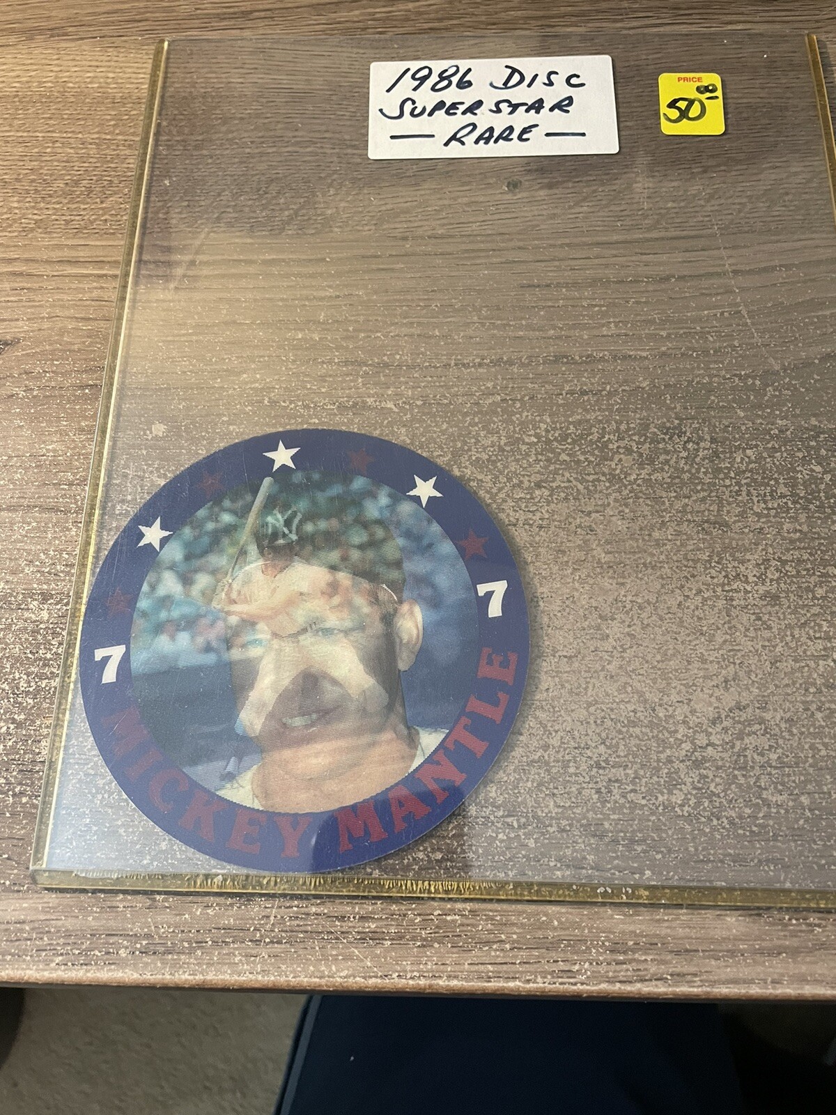 1986 1987 SPORTSFLICS Mickey Mantle #7 NY Yankees Magic Motion Card ...