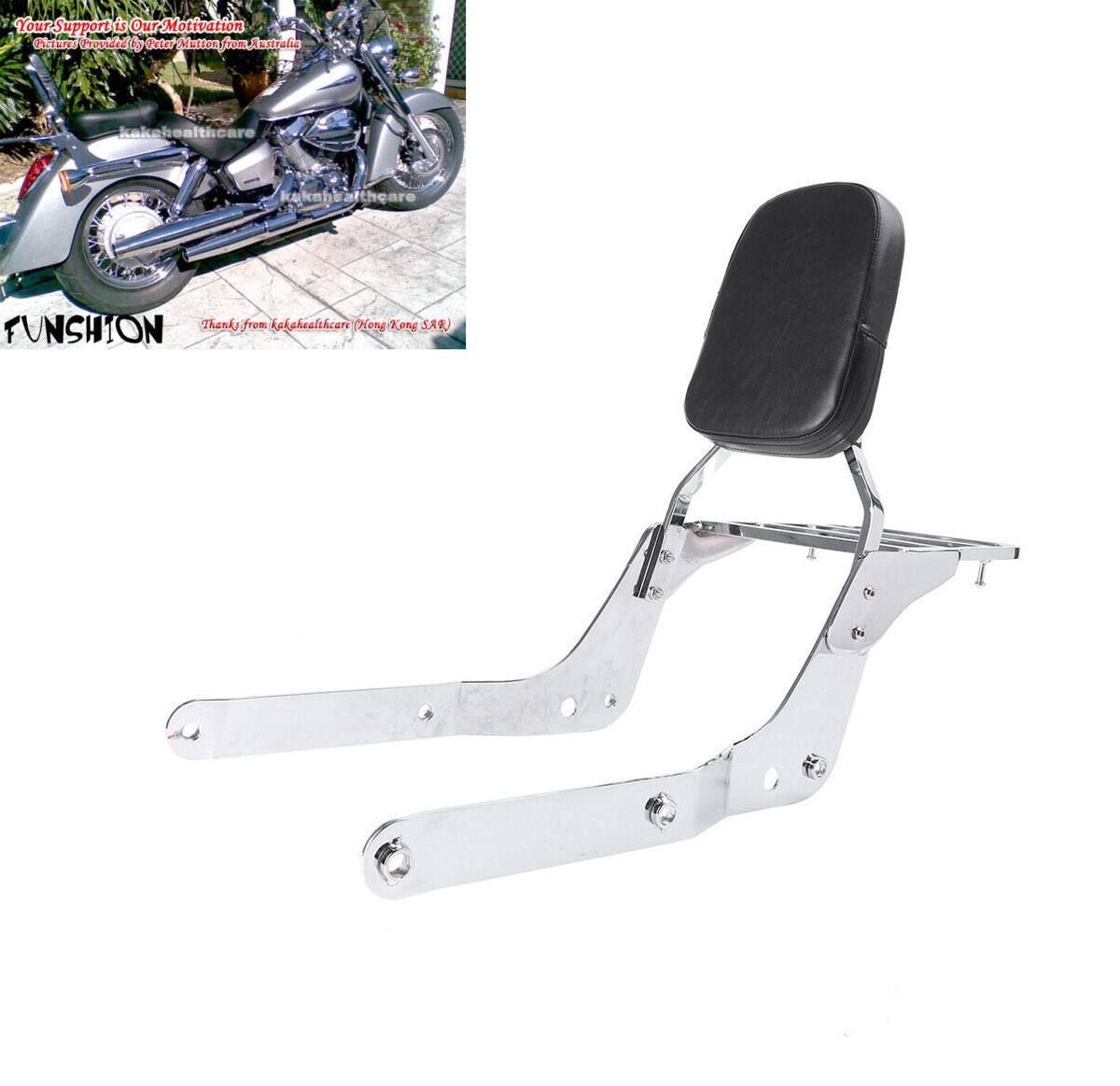 2012 Honda Shadow Aero Vt750c A Driver Backrest Honda Shadow Aero 750