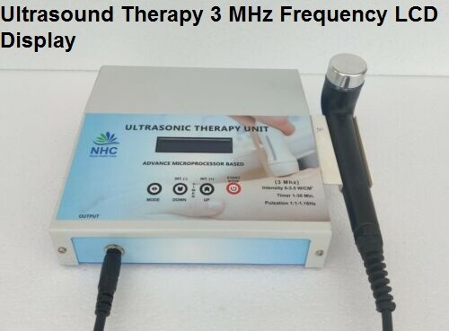 Ultra.sound Therapy 3 MHz Frequency LCD Display Pulsed mode Applicator ...