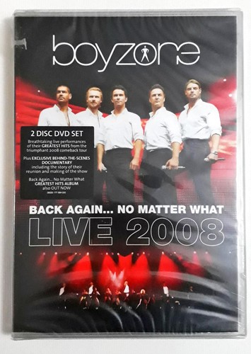 Boyzone: Back Again No Matter What: Live 2008 DVD (2 DVD) SIGILLATO ...
