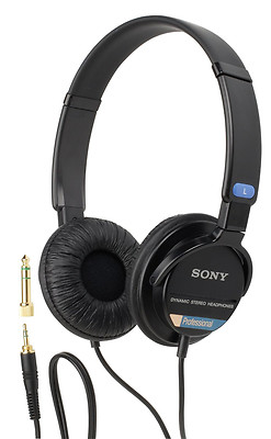 Sony SH02 Professional stereo headphone for HXR NX3 NX30U NX5U NX70U HD ...