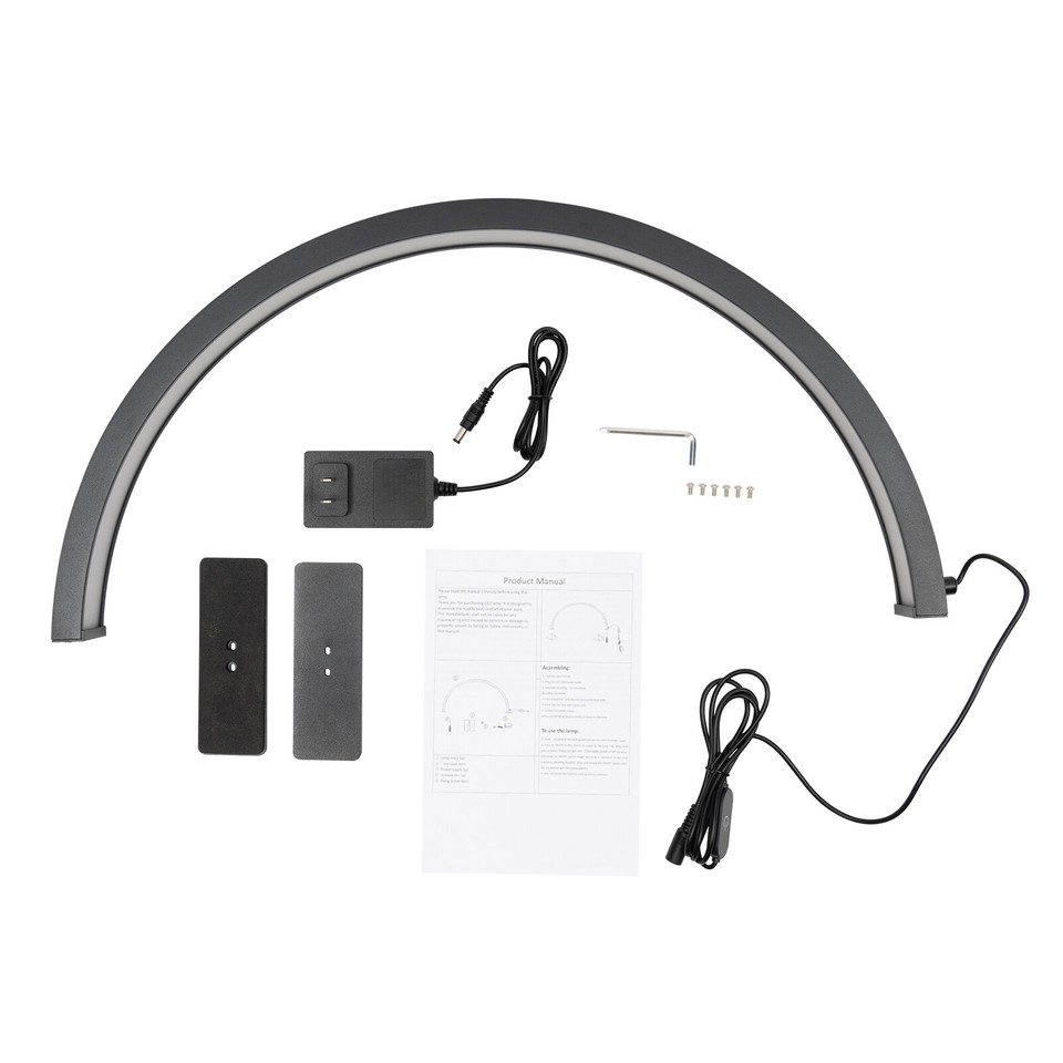 Half Moon LED Salon Light Nail Salon Make-up Styling Tattoo Special ...