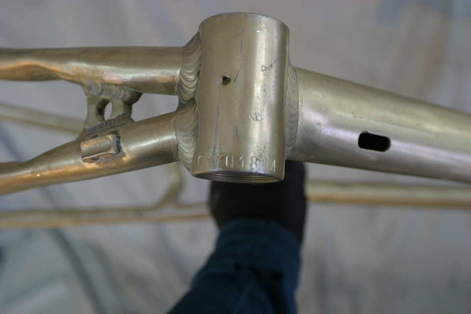 2013 Giant Cyclocross Bike Frame 51cm Small Gold Gravel CX Cross Disc ...