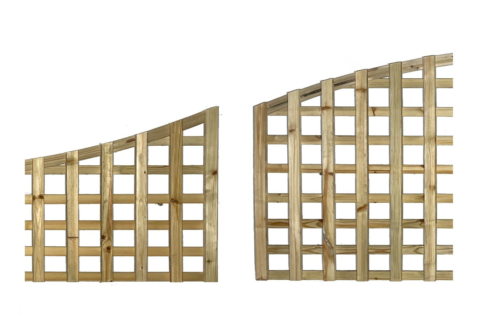 NEW Premier Privacy Arched & Concave Trellis / Lattice Fence Topper in ...