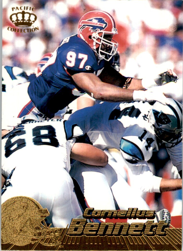 1996 Pacific Collection Cornelius Bennett Buffalo Bills #55 NFL ...