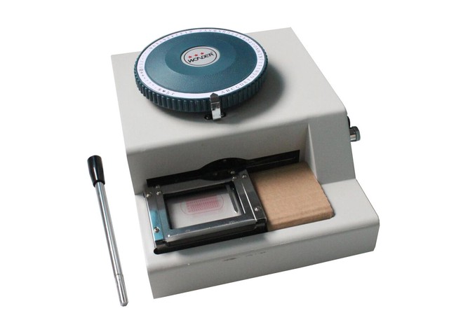 62 Characters Embossing Stamping Machine Dog Tag Embosser ID Card ...