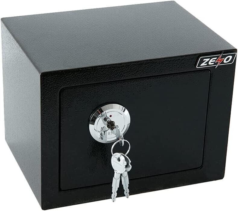 4.6L SOLID STEEL SAFE HEAVY DUTY FIREPROOF HOME OFFICE MONEY CASH ...