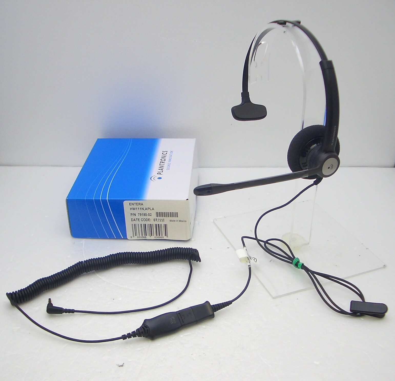 HW111N Einzel Ohr Headset für Alcatel Lucent 8078s 8068s 8058s 8028s 8088 Handy 5033588030065 ...
